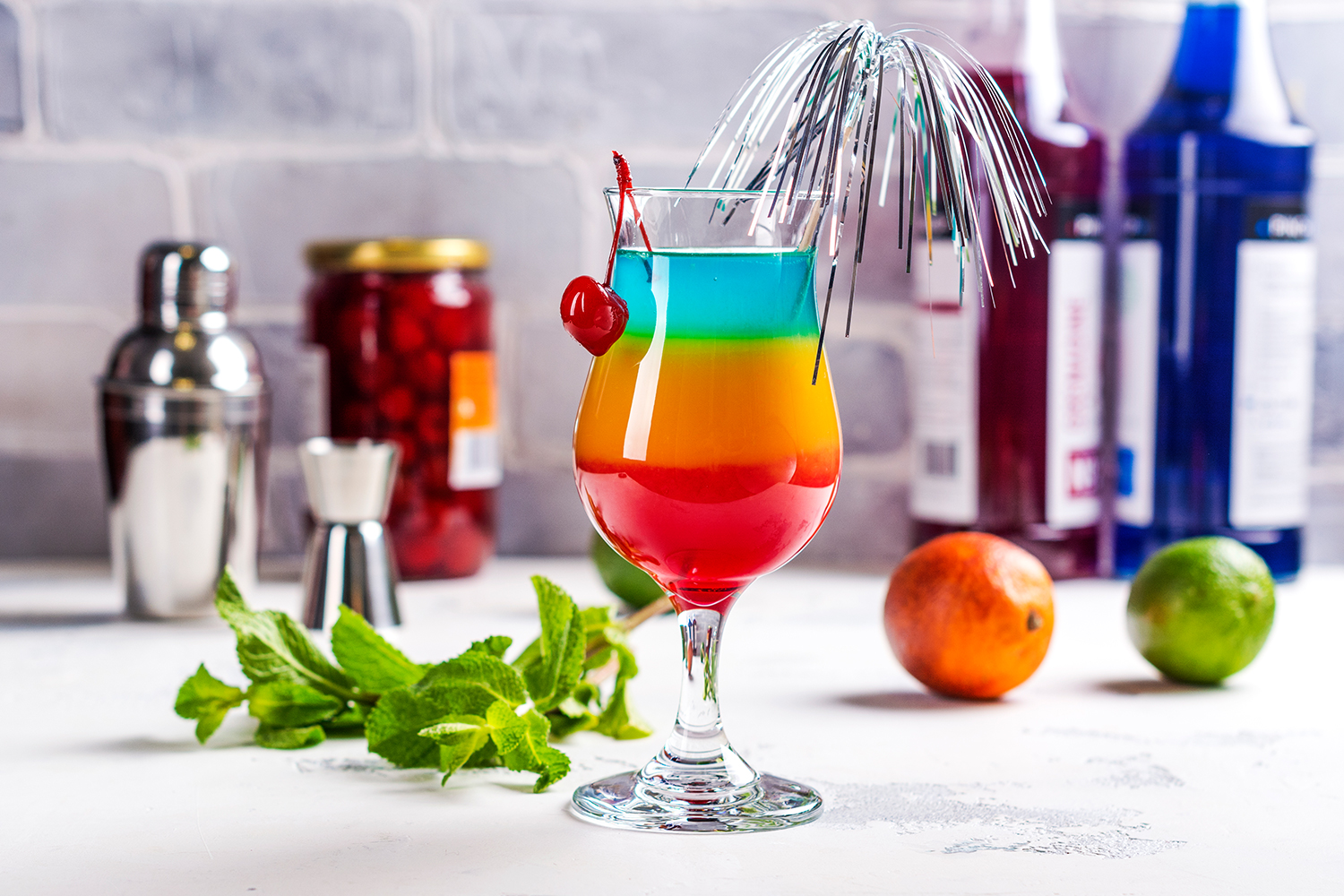 Create Rainbow Cocktails ⋆ Seven Deadly Sins Drinks